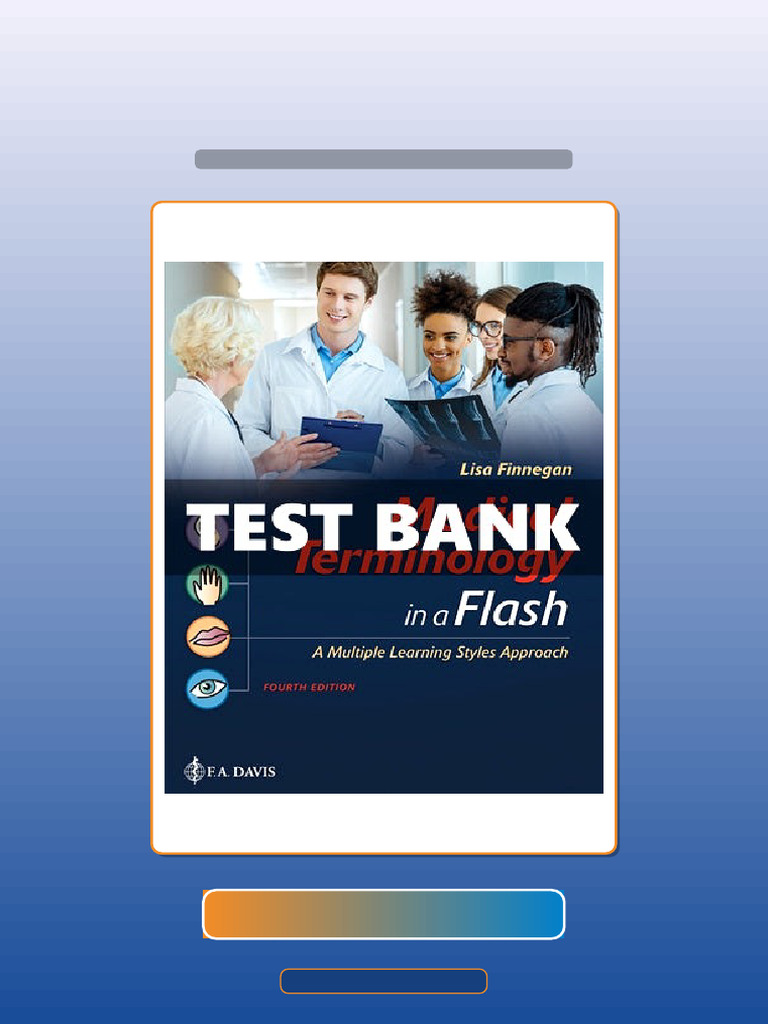 Test Bank for Medical Terminology in a Flash 4 Ed Finnegan | PDF ...