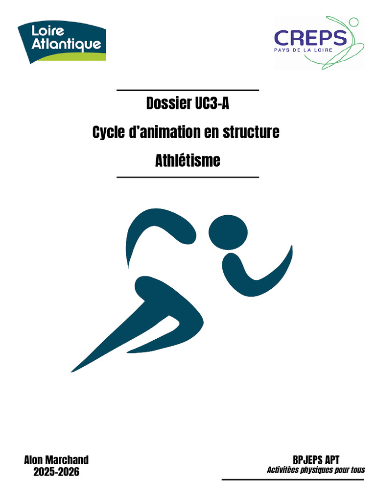 Cycle d'animation en athlétisme 2025-2026 | PDF | Athlétisme | Triathlon