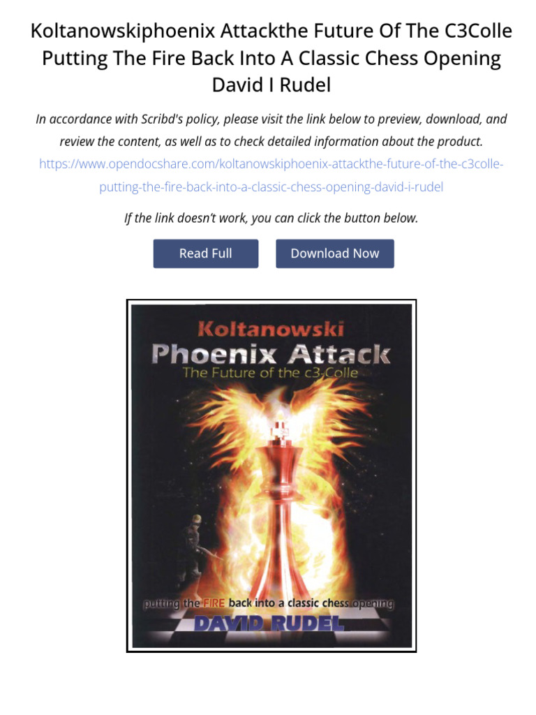 Koltanowskiphoenix Attackthe Future Of The C3colle Putting The Fire ...