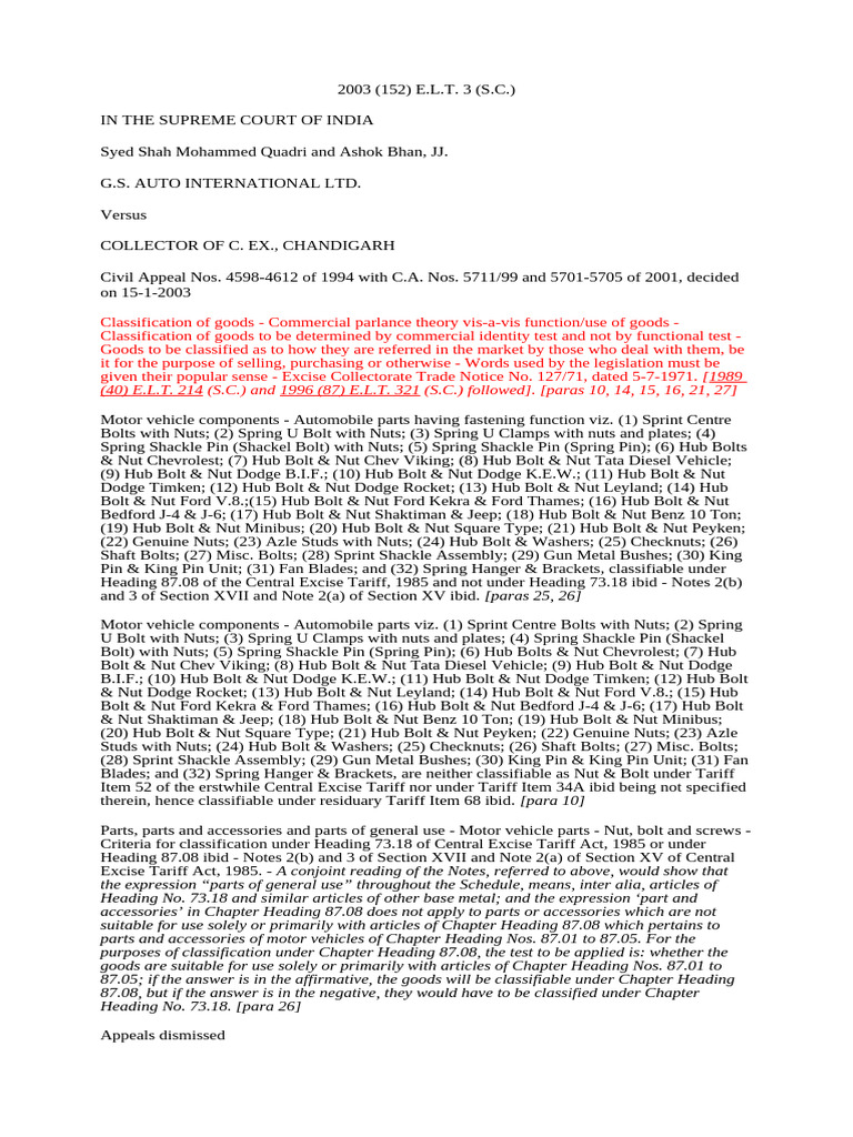 Classification - SC | PDF | Screw | Tungsten