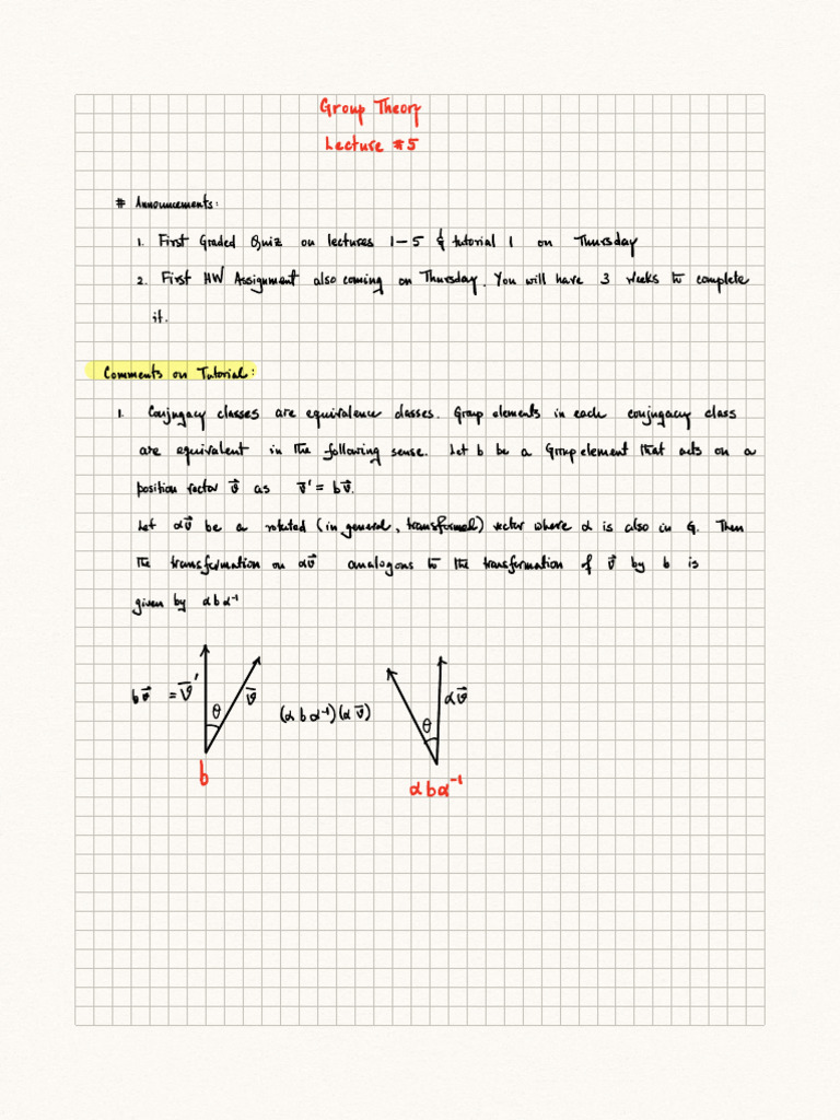Group Theory Lecture 5 | PDF | Group (Mathematics) | Abstract Algebra