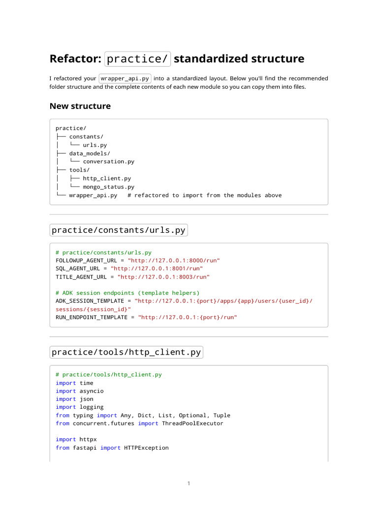 Refactor Practice Structure | PDF | Computer Engineering | Software