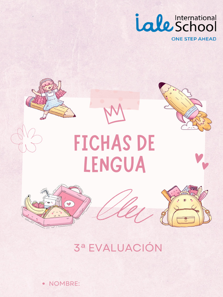 Sergio Cubillos - 1 Lengua - Fichas de Repaso 3eva | PDF