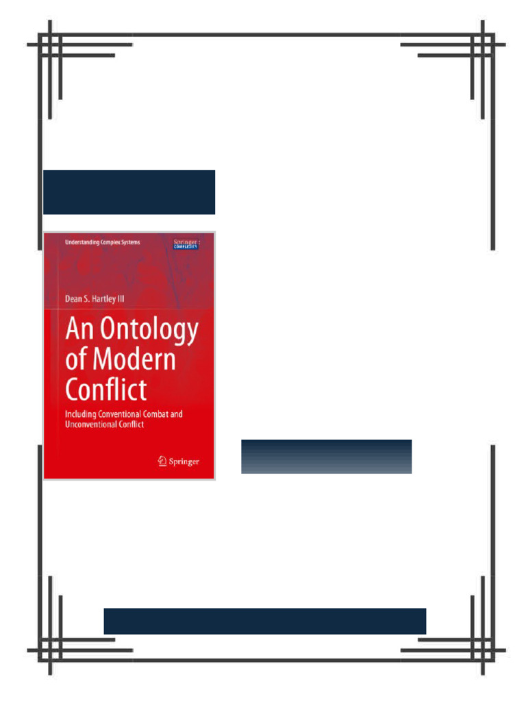 An Ontology of Modern Conflict : Including Conventional Combat and ...