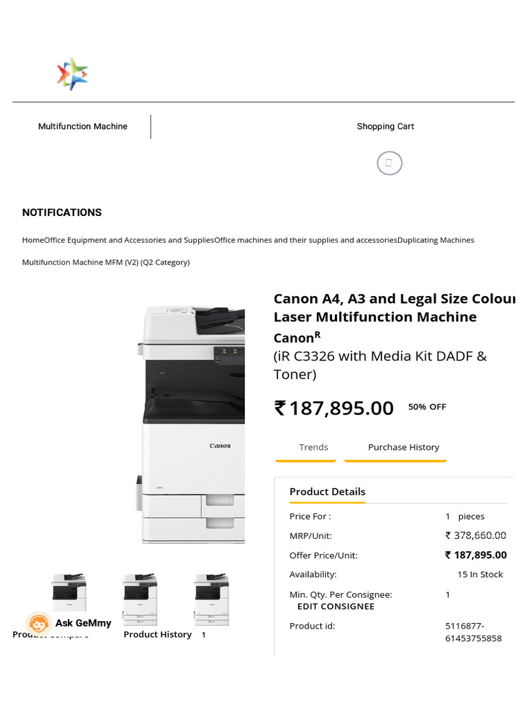 Canon IRC 3326 A3 Colour MFP in gem | PDF | Image Scanner | Printer ...