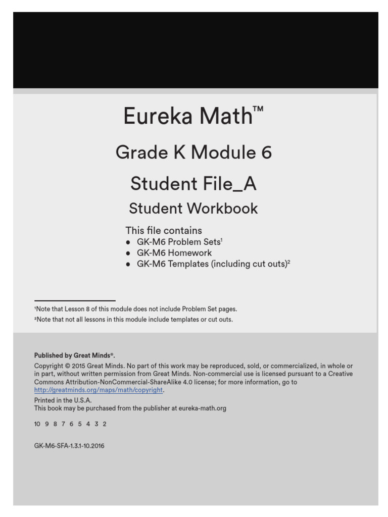 EM GK M6 StudentWorkbook | PDF | Shape | Triangle