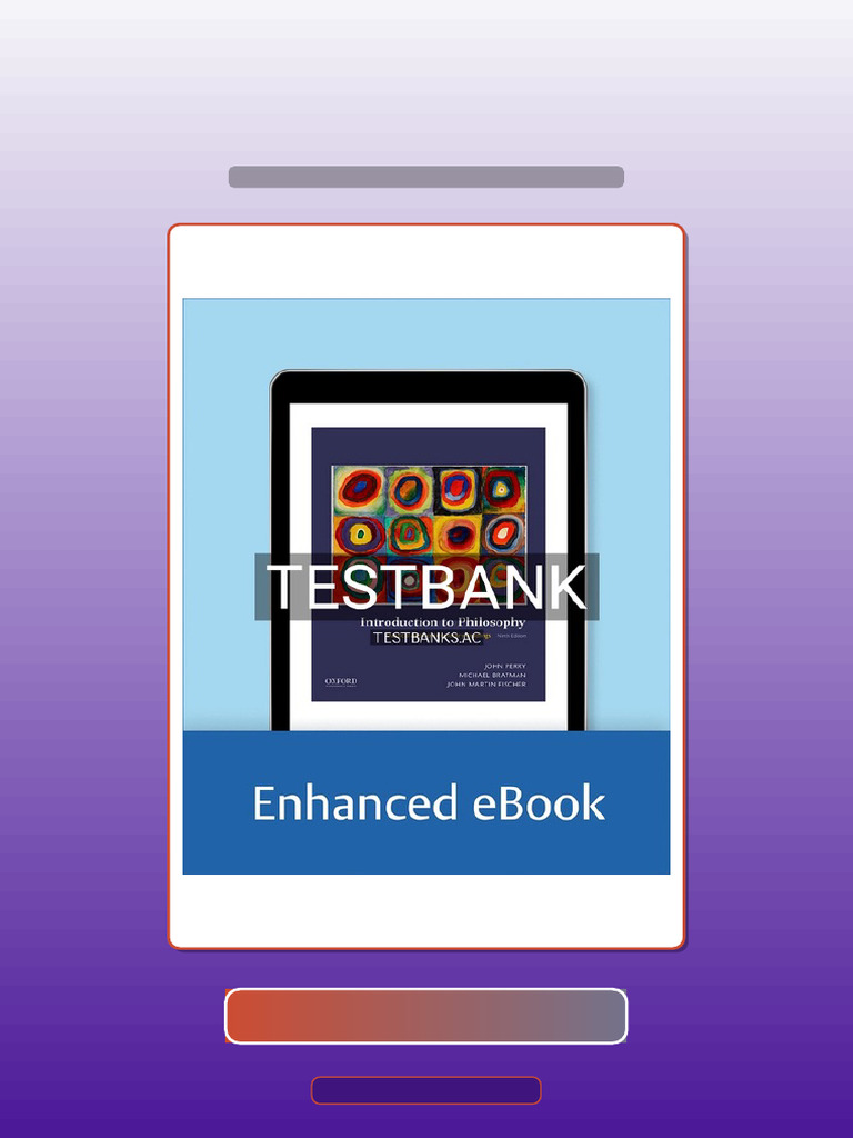Test Bank for Introduction to Philosophy 9th US Edition by Perry | PDF ...