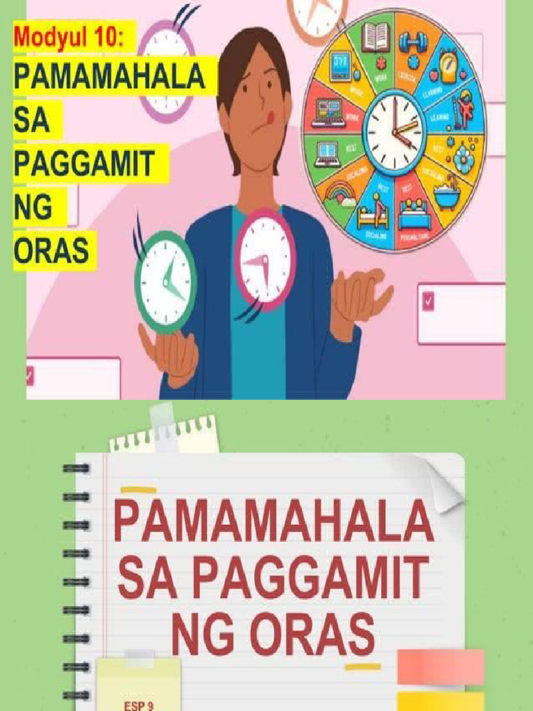 Pamamahala Sa Paggamit NG Oras | PDF