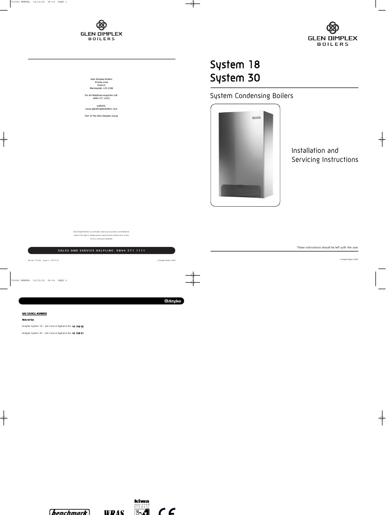 751262 Dimplex System Installation Manual | PDF | Water Heating