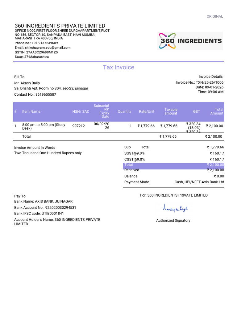 Mr. Akash Balip_TXN 25-26 1006_09-01-2026_Original.pdf_20260110_092349 ...