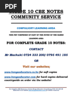 GRADE 10 CSL 001 2026 Exam | PDF | Leadership