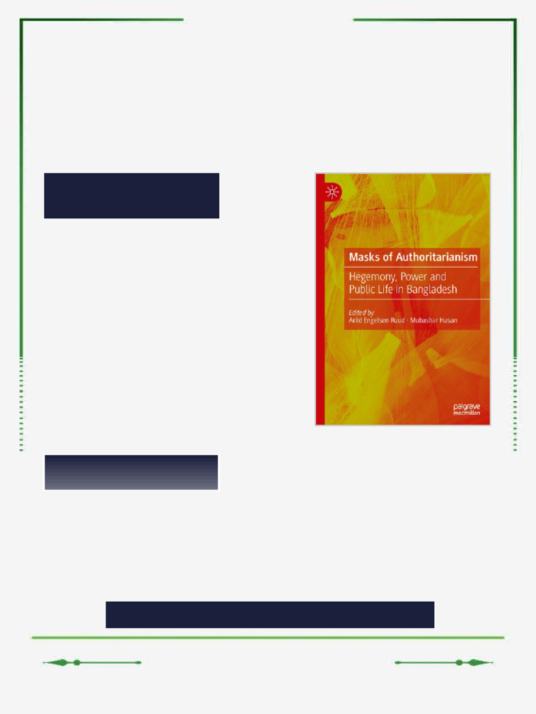 Masks of Authoritarianism: Hegemony, Power and Public Life in ...
