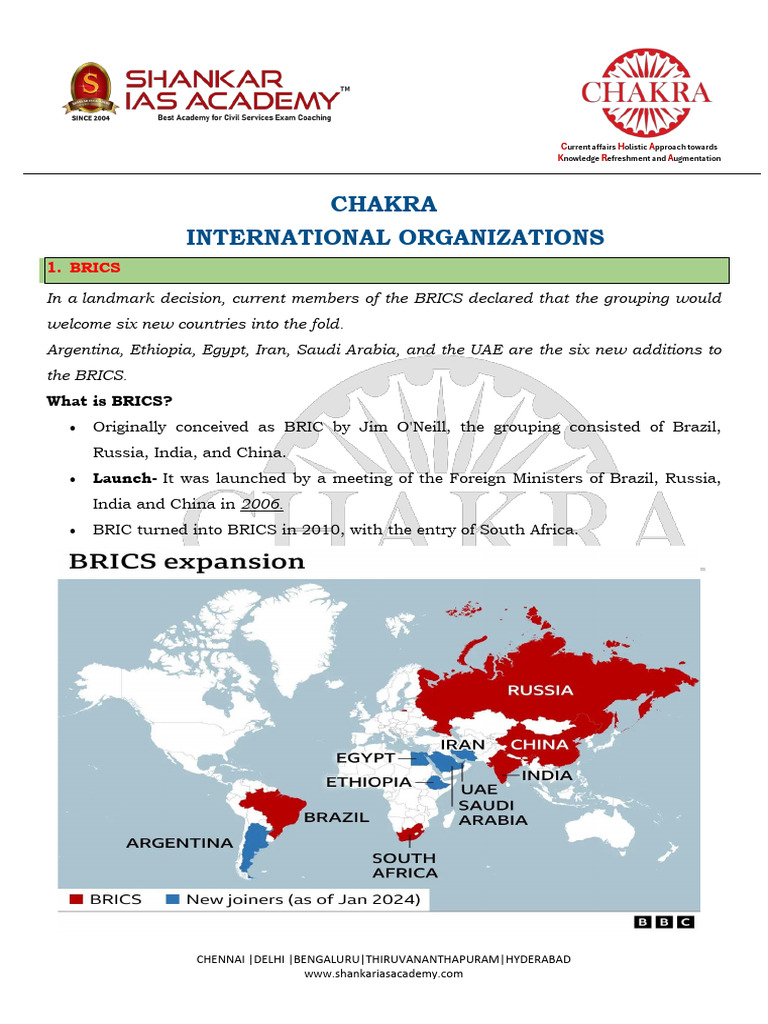 CHAKRA IO 1 | PDF | International Relations
