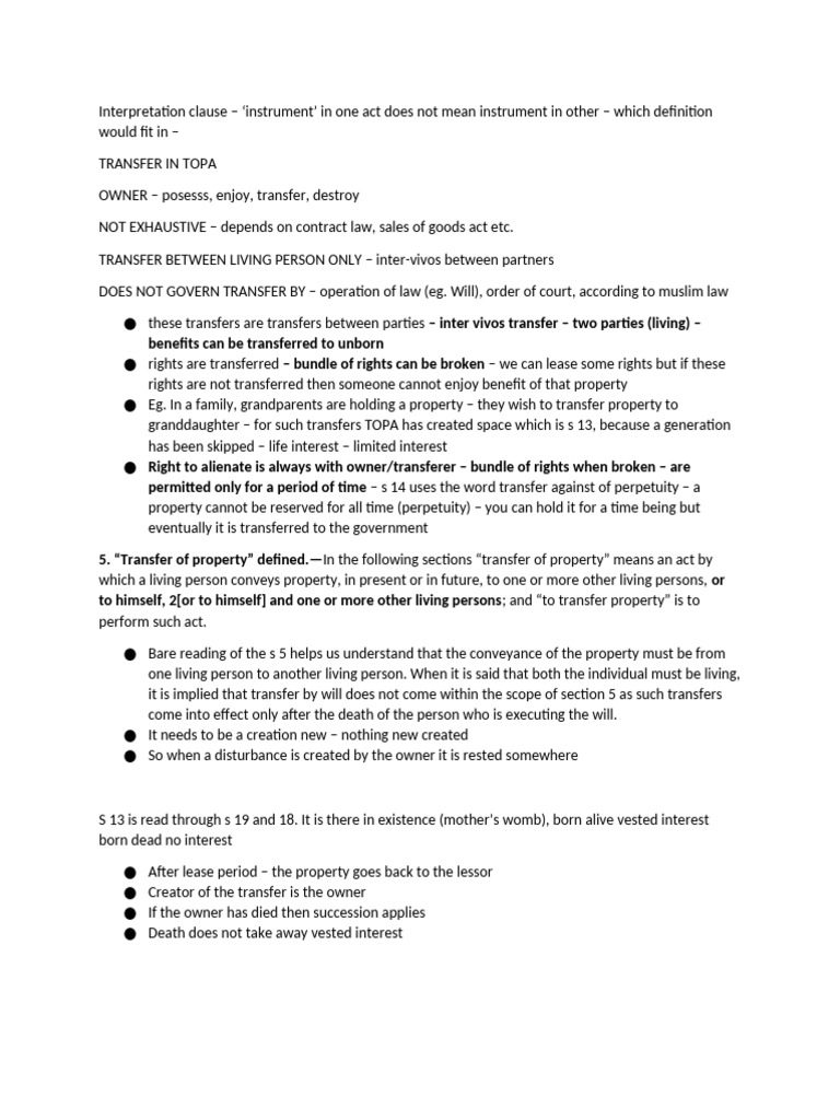 Topa Notes | PDF | Property | Real Property