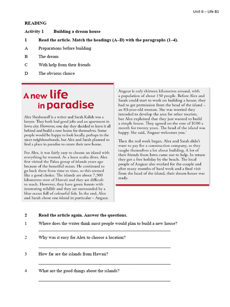 Unit 6 - Handout | PDF