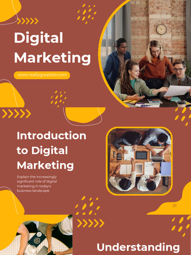 Red Yellow Abstract Shape Digital Marketing Presentation_20260113 ...