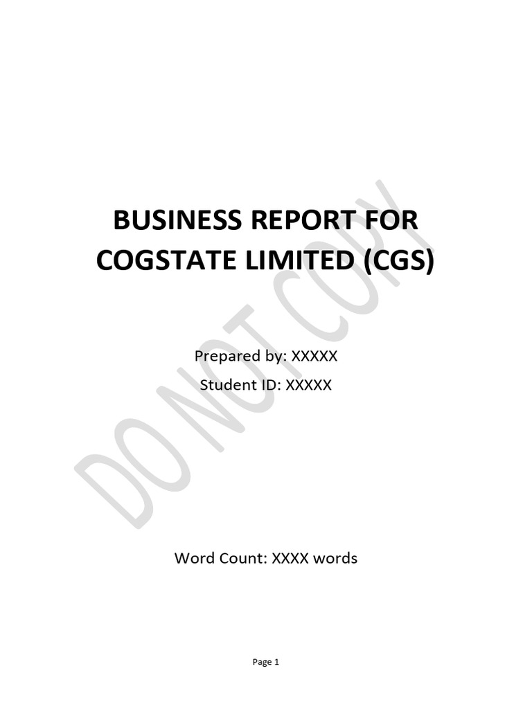 Management Accounting Report Sample Report | PDF | Economies