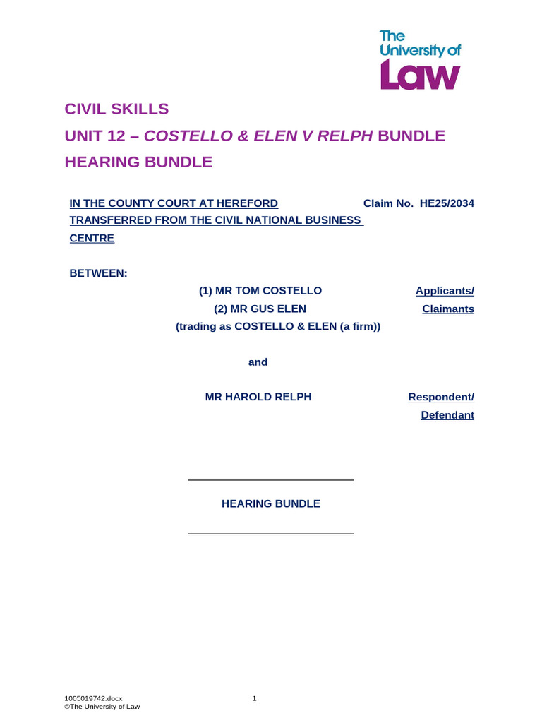 2526_skill_civ_unit12_ce01_costello_elen_v_relph_bundle | PDF | Truth ...