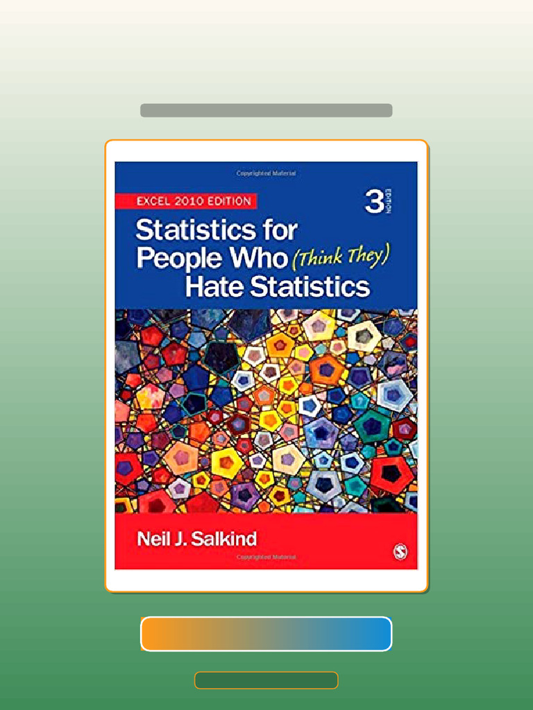 Test Bank for Statistics for People Who Think They Hate Statistics ...