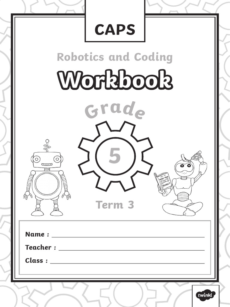 Za NST 1747211173 Robotics and Coding Grade 5 Caps Workbook Term 3 ...
