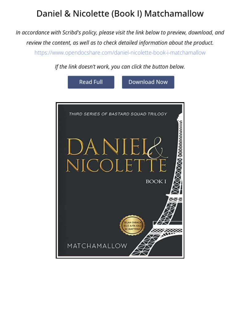 Daniel & Nicolette (Book I) Matchamallow | PDF | Books