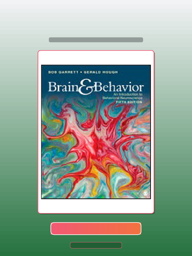 Test Bank for Brain Behavior an Introduction to Behavioral Neuroscience ...