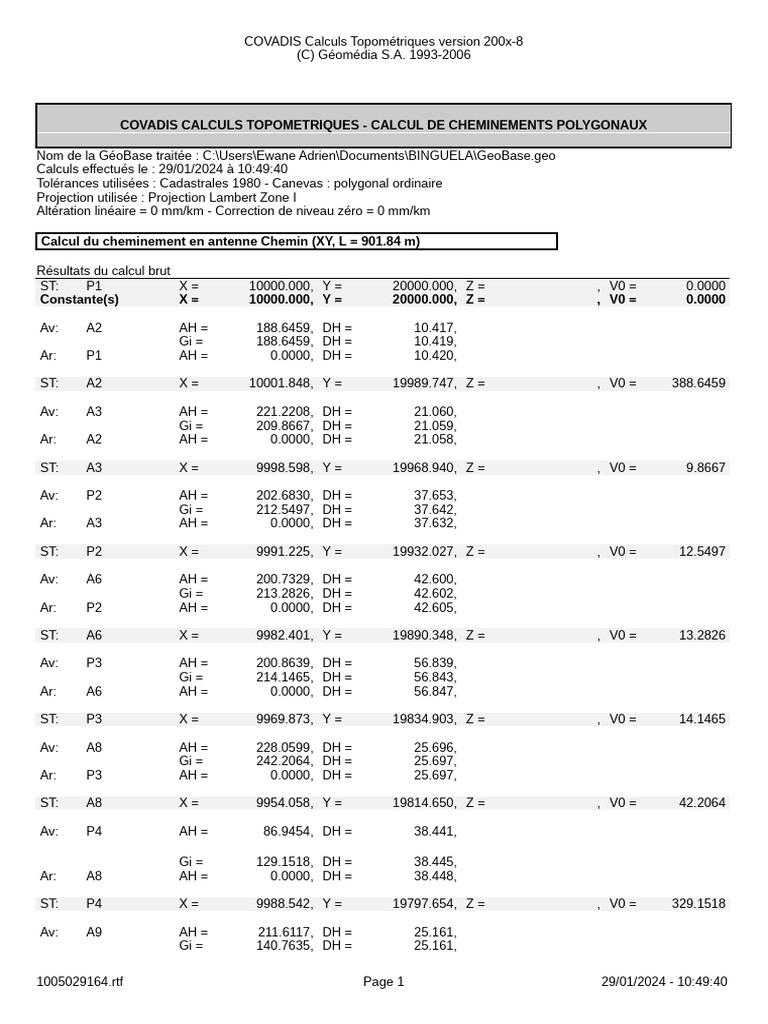GeoBase CCP | PDF