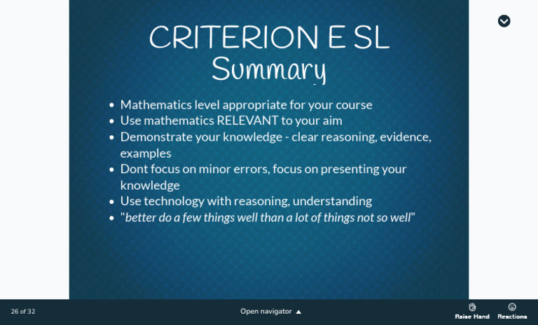Nearpod - Internal Assessment Mathematics AAAI SLHL | PDF