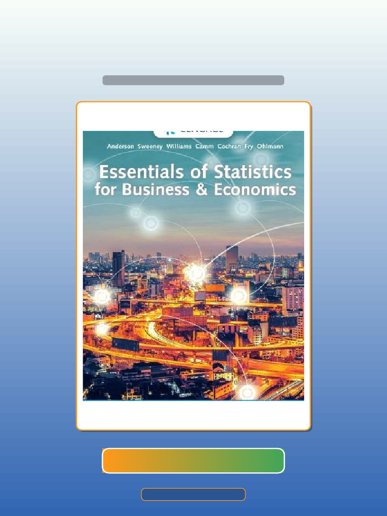 Test Bank for Essentials of Statistics for Business and Economics 9th ...