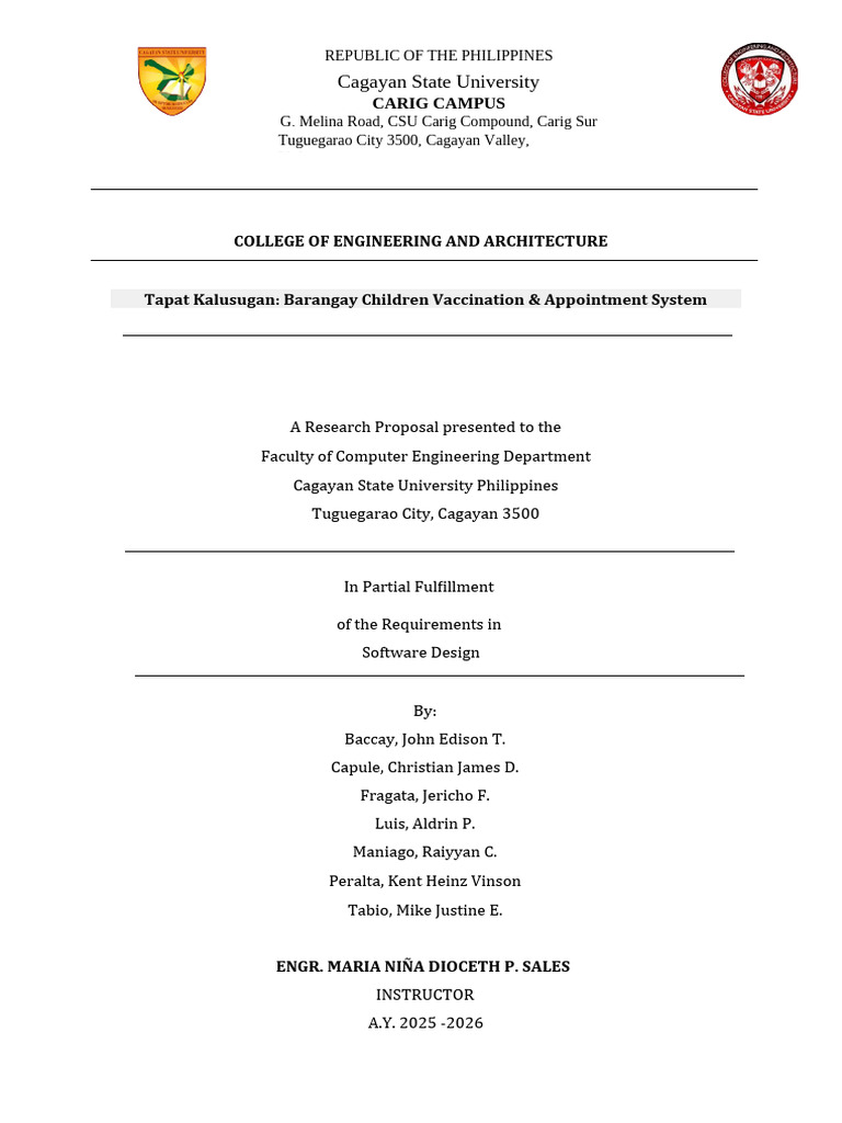 Softdes System Final | PDF | Vaccination | Software Development Process
