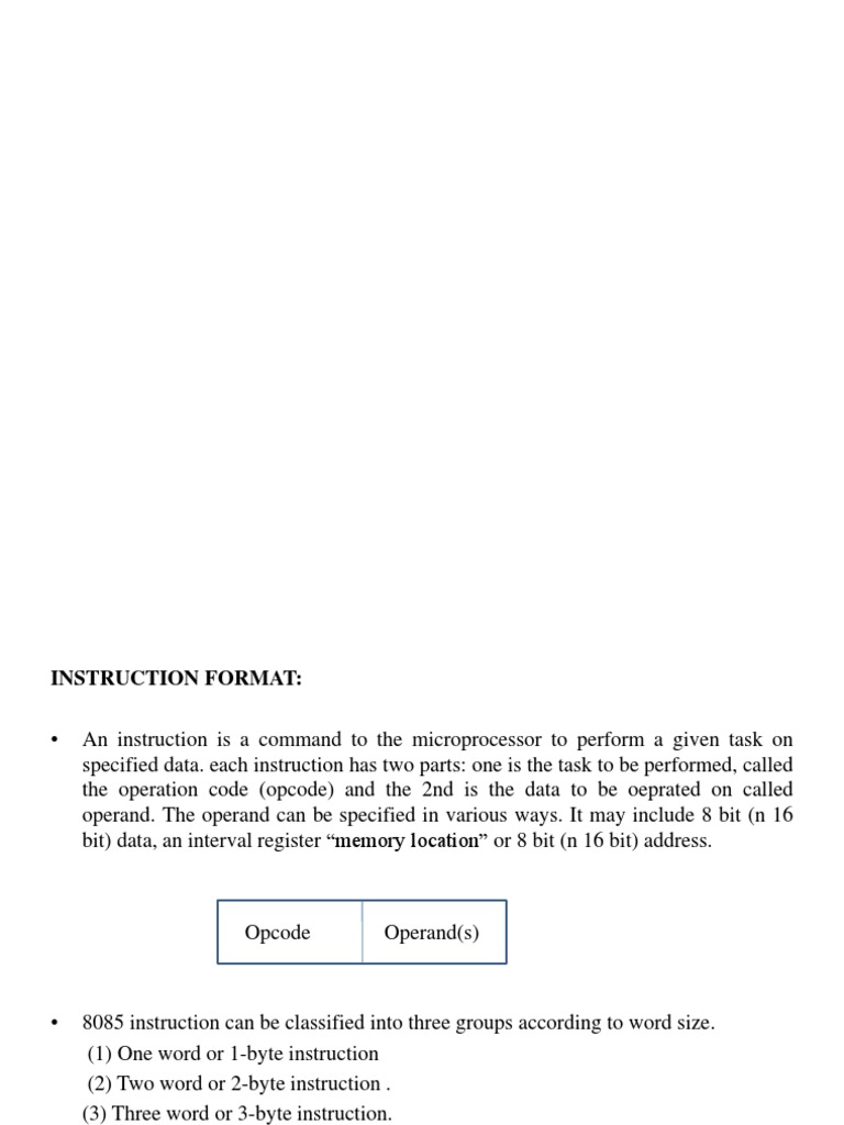 Instruction Set | PDF | Instruction Set | Computer Hardware