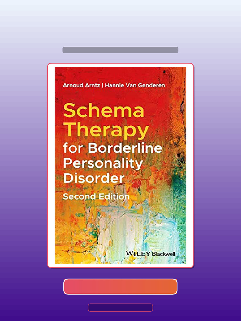 Test Bank for Schema Therapy for Borderline Personality Disorder | PDF ...