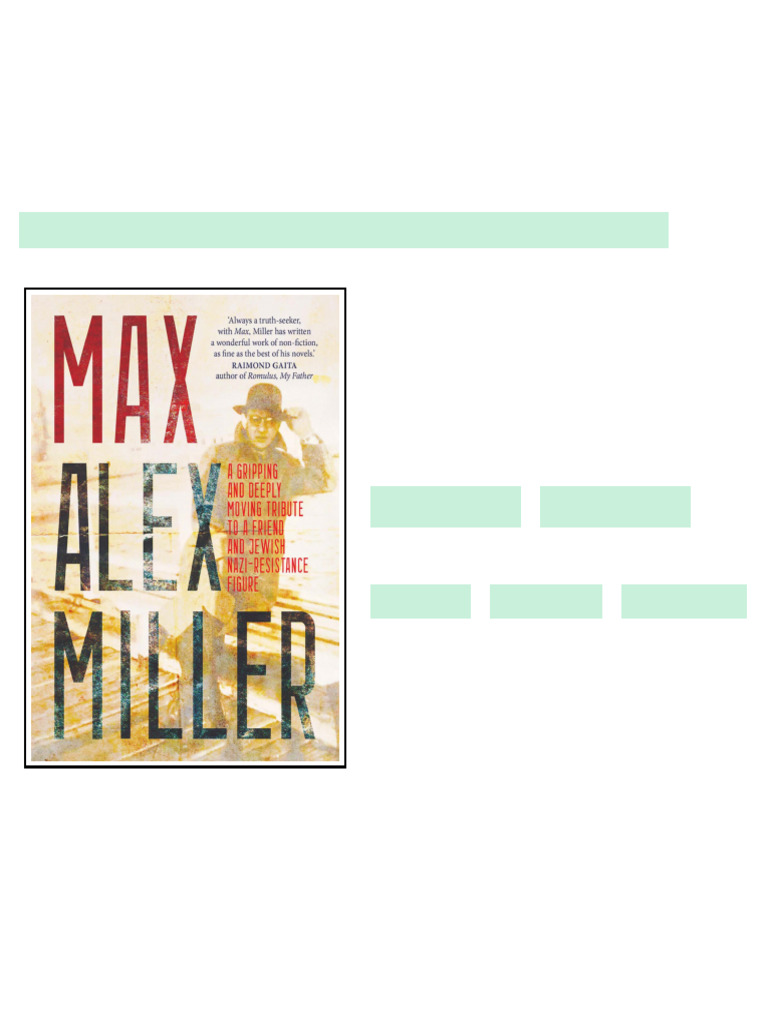 Max Alex Miller - ebook and textbook resources | PDF