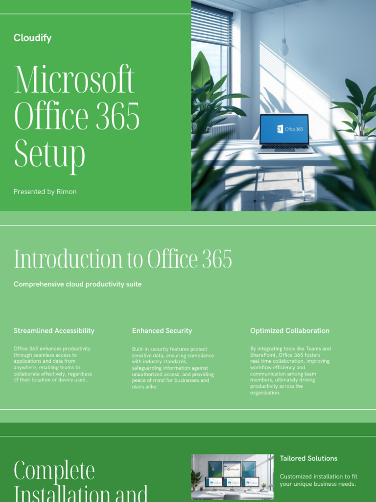 Office 365 Setup and Security Guide | PDF | Computer Security | Security