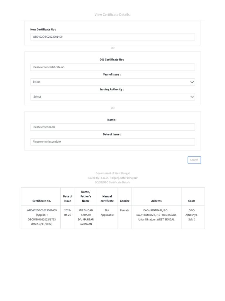 Welcome to Backward Classes Welfare Department | PDF