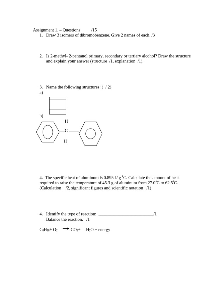 Assignment 1wQuestions | PDF