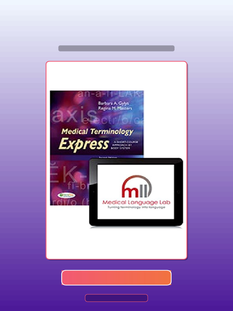 Test Bank for Medical Terminology Express a ShortCourse Approach by ...