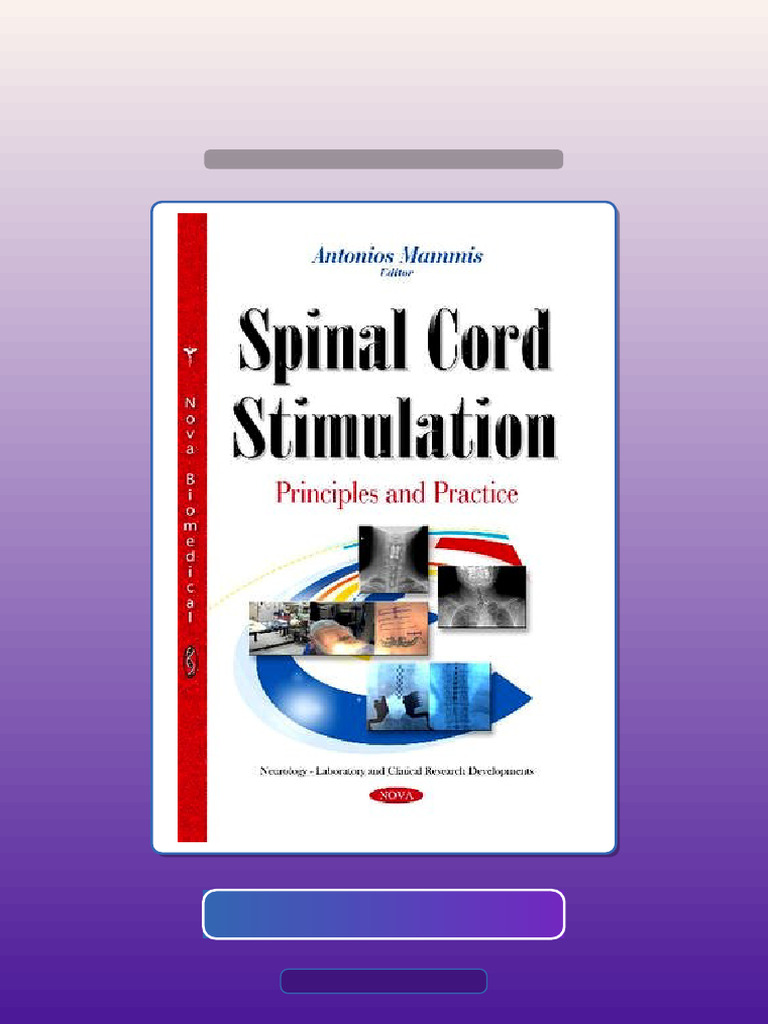 Test Bank for Spinal Cord Stimulation Principles and Practice | PDF ...