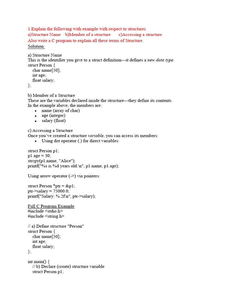 Ccp Iat2 Solution | PDF | Parameter (Computer Programming) | Pointer ...