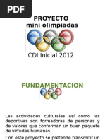 Mini Olimpiadas Escolares 2023-2024 | PDF | Juegos olímpicos