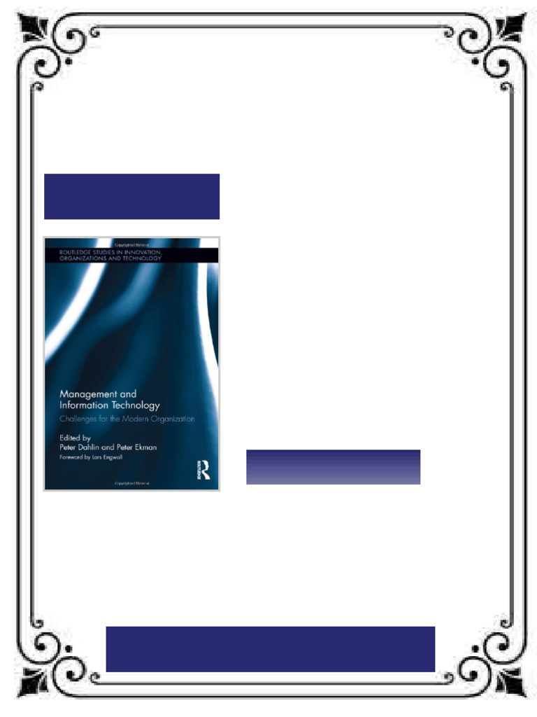 Management and Information Technology Challenges for the Modern ...