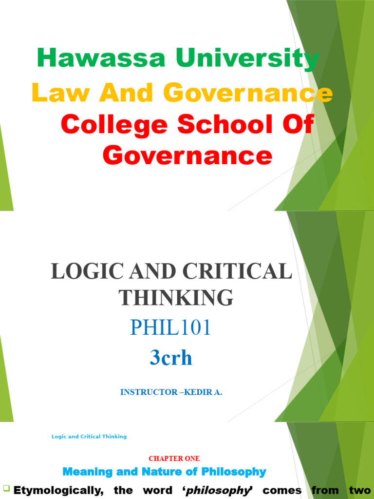 Logic Power Point (Unit One - Five)_241215_132111-1 | PDF | Argument | Deductive Reasoning