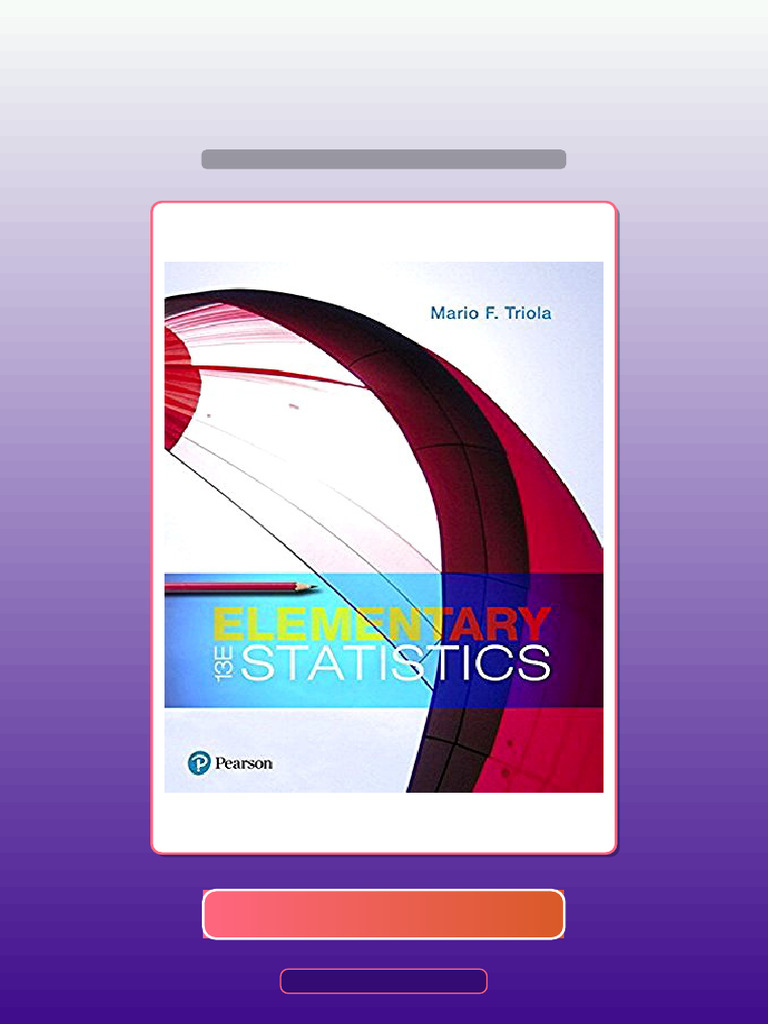Test Bank for Elementary Statistics 13th Edition | PDF | Curriculum ...