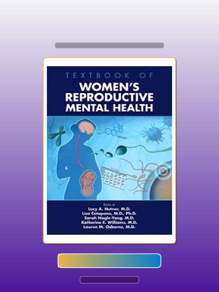 Test Bank for Textbook of Womens Reproductive Mental Health | PDF ...