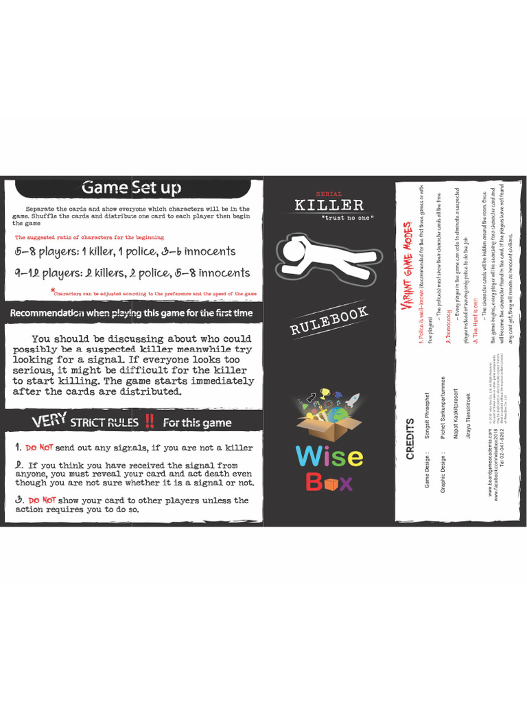 Rulebook Eng Front | PDF