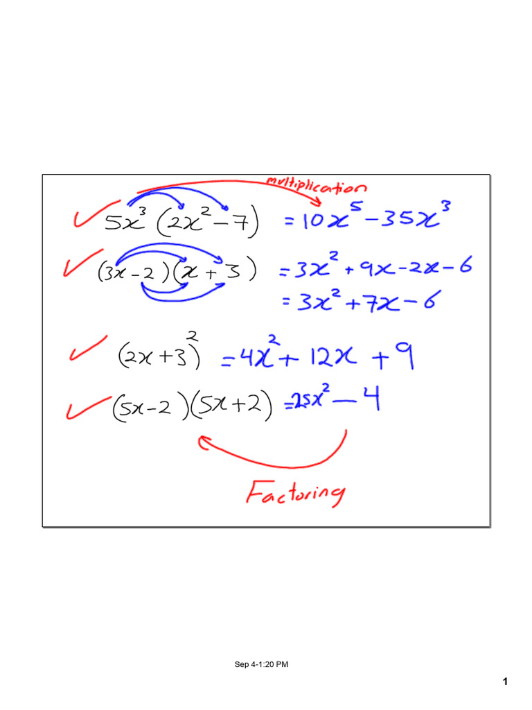 Factoring Polynomials Techniques Guide | PDF