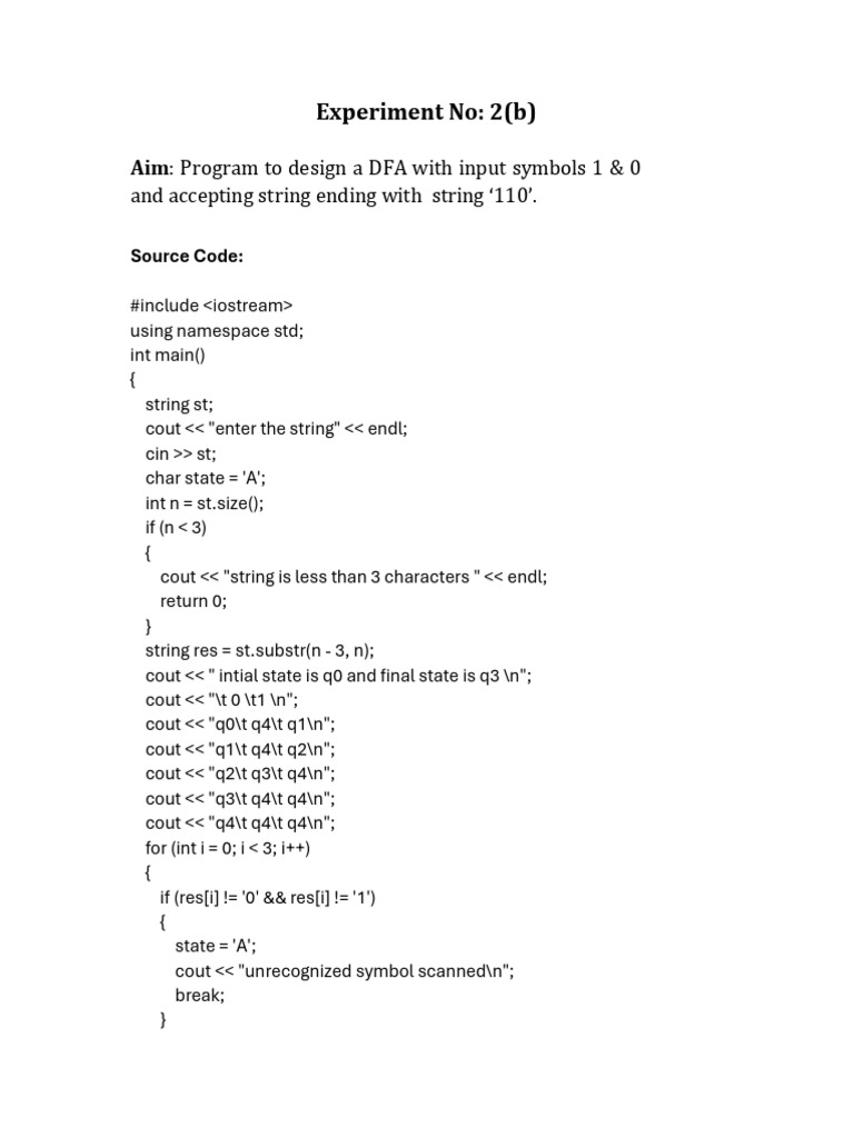Program LPU DFA | PDF | Computer Programming | Software Engineering