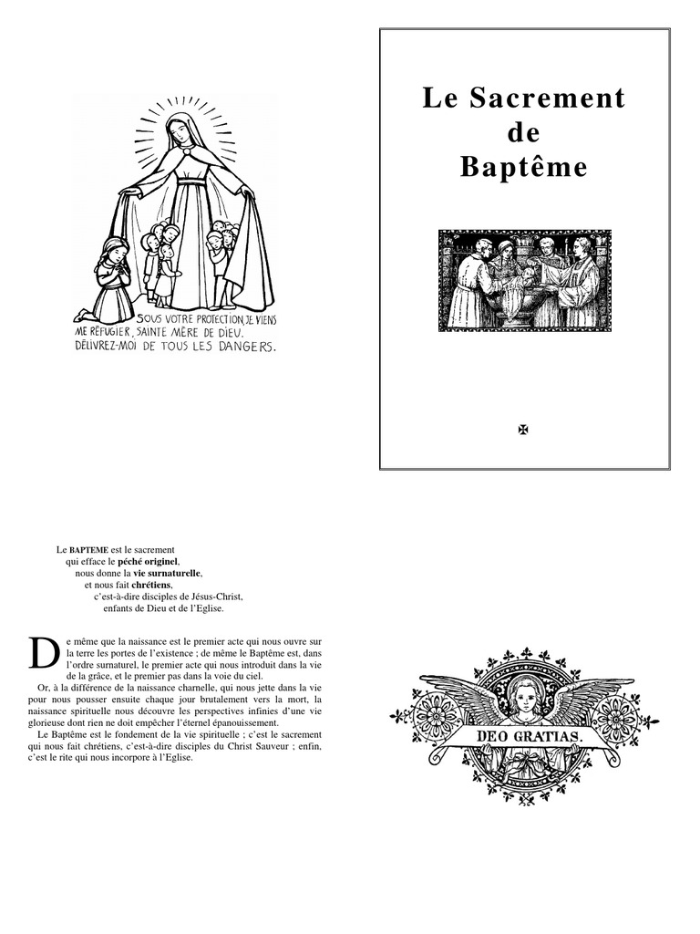 Livret de Bapteme A Imprimer | Download Free PDF | Saint-Esprit | Baptisme