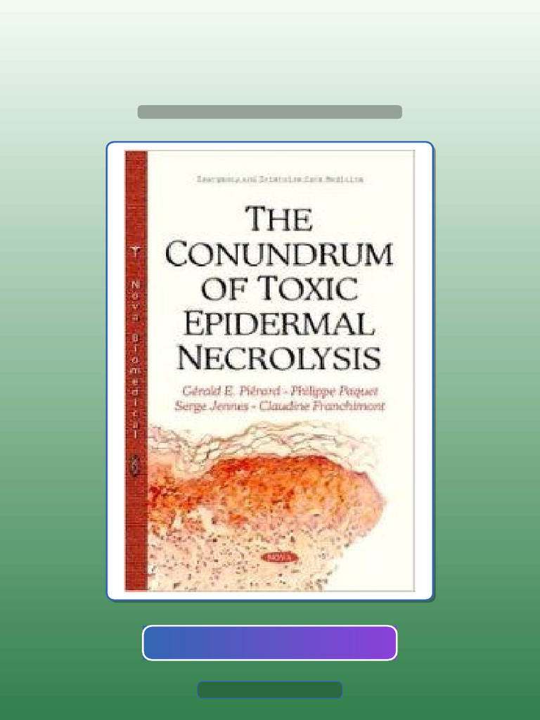 Test Bank for the Conundrum of Toxic Epidermal Necrolysis | PDF ...