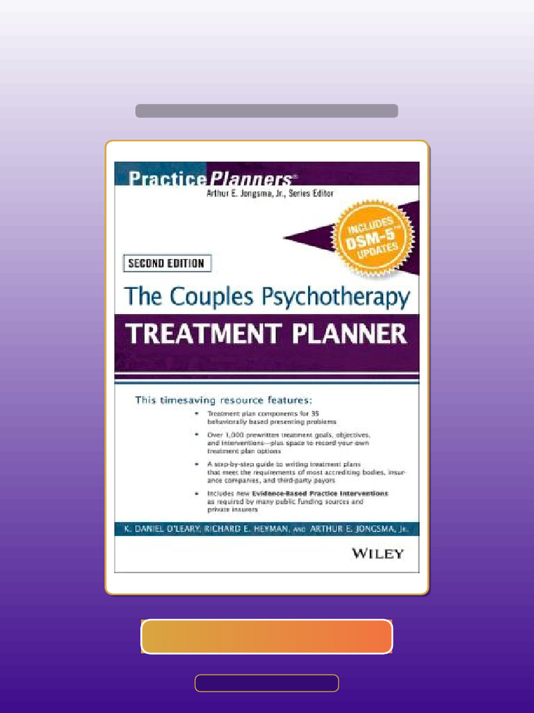 Test Bank for the Couples Psychotherapy Treatment Planner With DSM5 ...